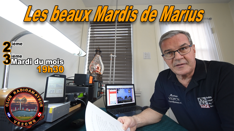 Archives / Entrevues des Beaux Mardis avec Marius VE2PCN – VE2CWQ